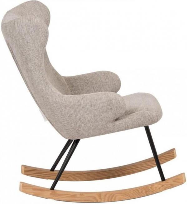 Quax Schommelstoel - Rocking Adult Chair De Luxe - Sand Grey